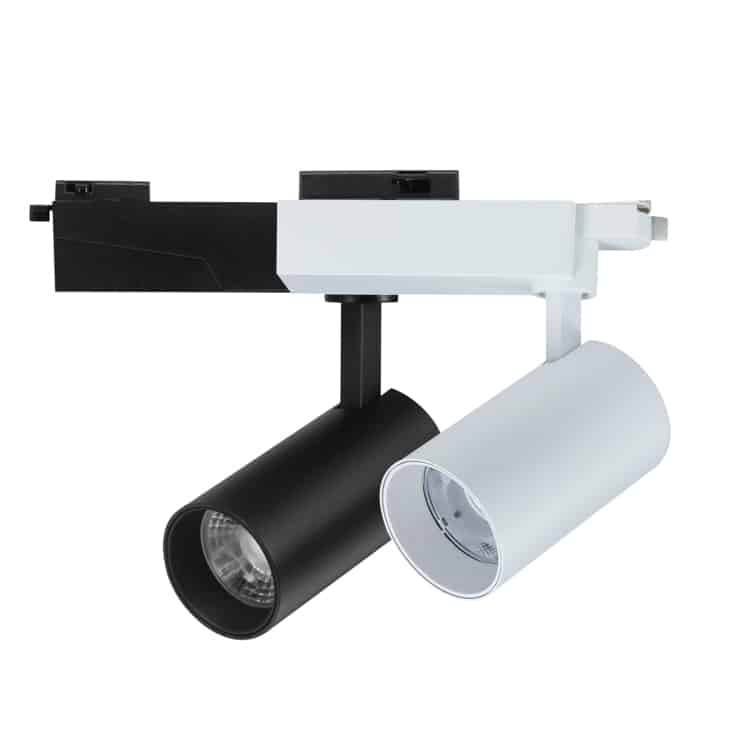 Commercial LED Track Light dimmable WHITE 30W - W8 Label